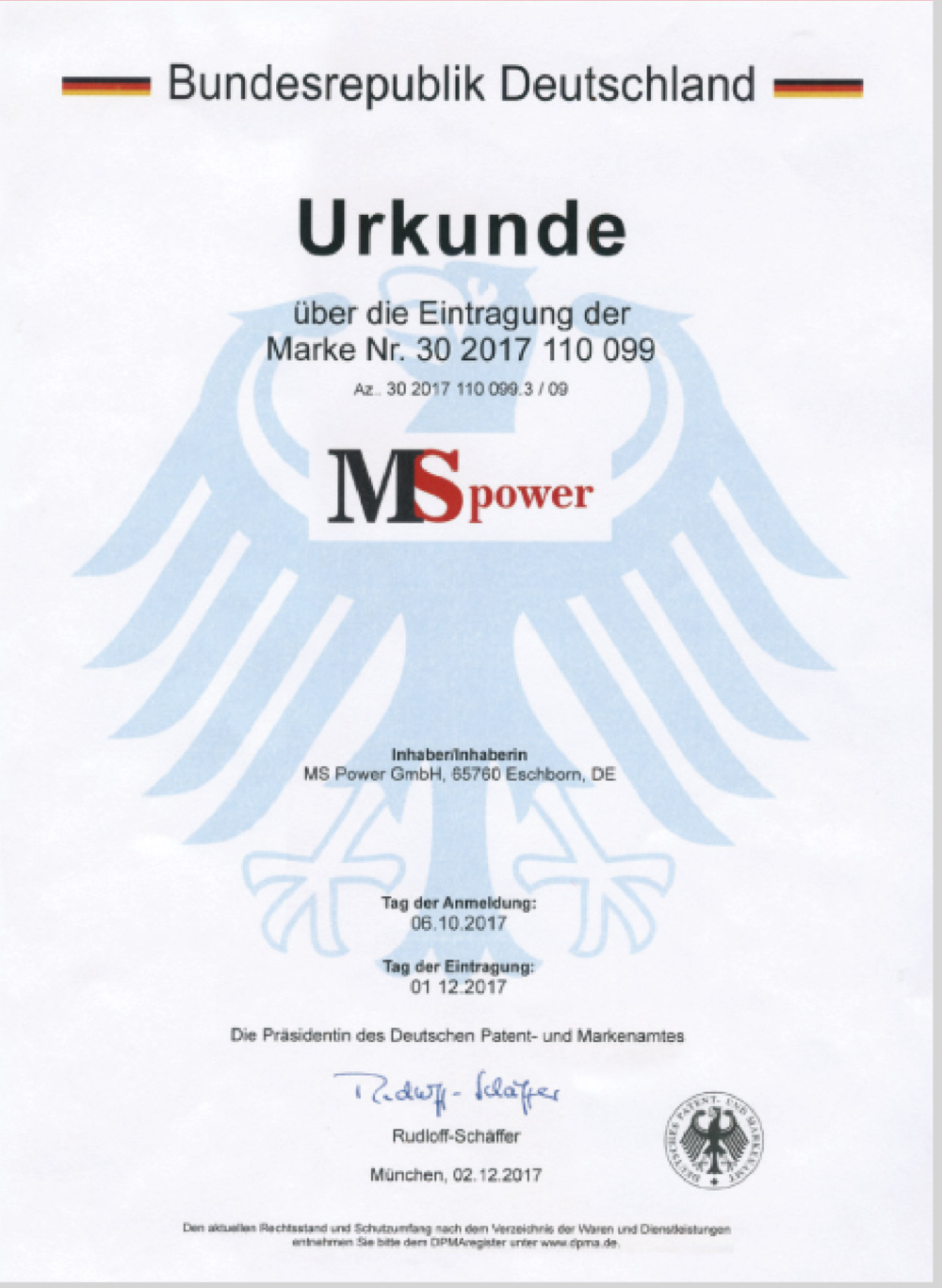 About Us – MS Power GmbH